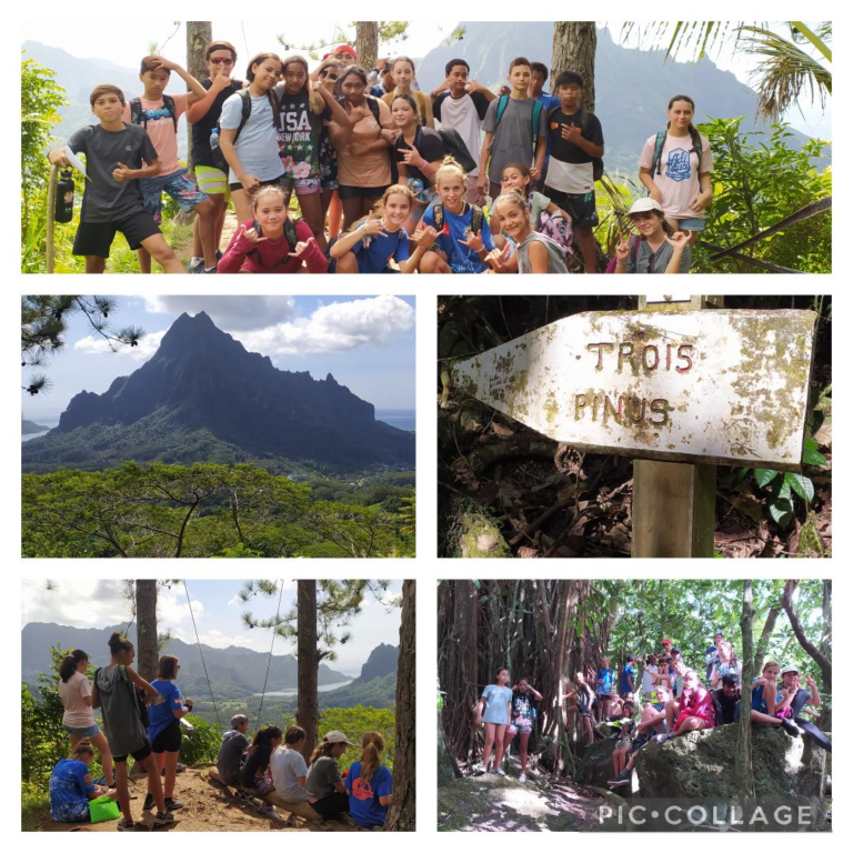 Classe de 5ème Nature : première randonnée de cette nouvelle année scolaire – Collège de Pao Pao